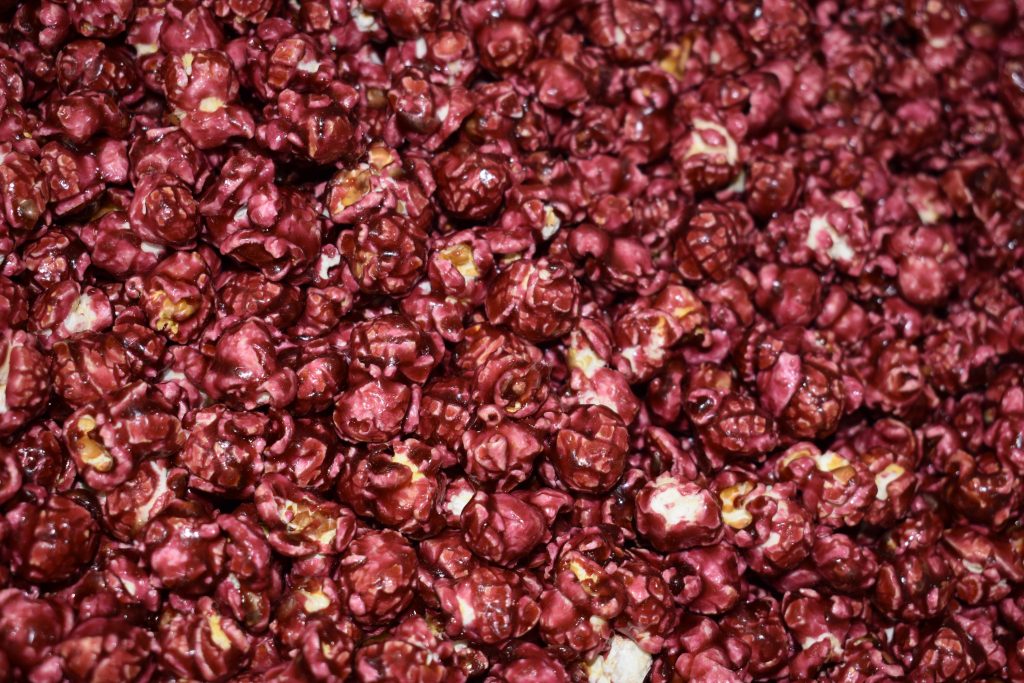 Rockin’ Raspberry Flavored Popcorn