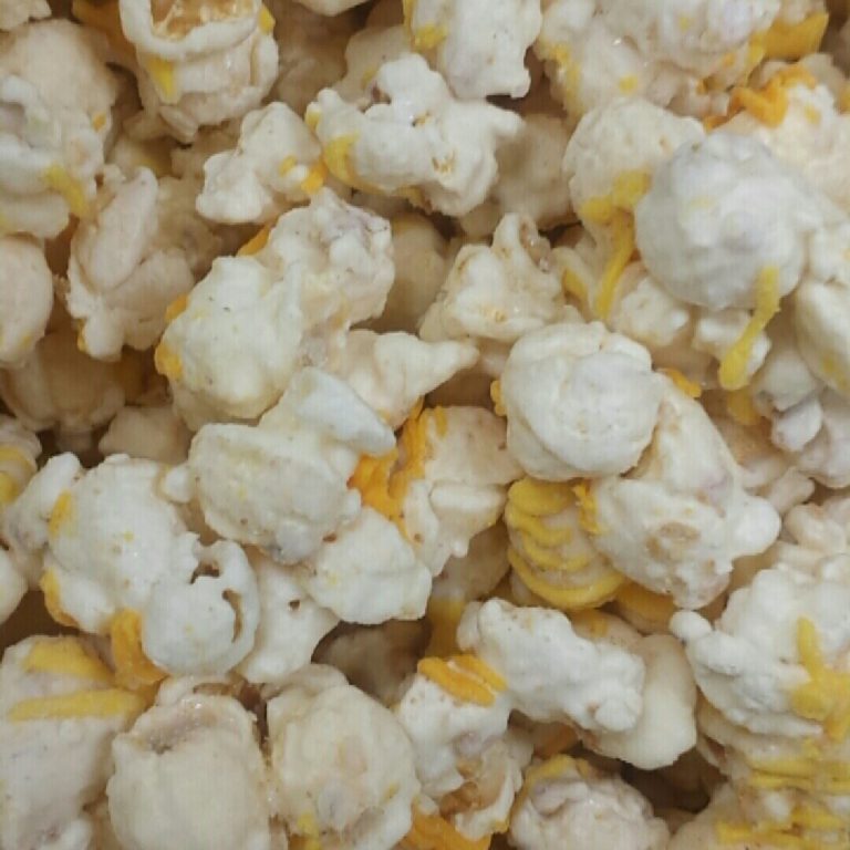 Lemon Meringue Pie Flavored Popcorn